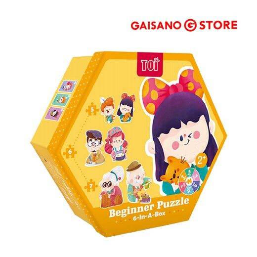 Toi Beginner Puzzle 6-in-a-Box - Family | Lazada PH