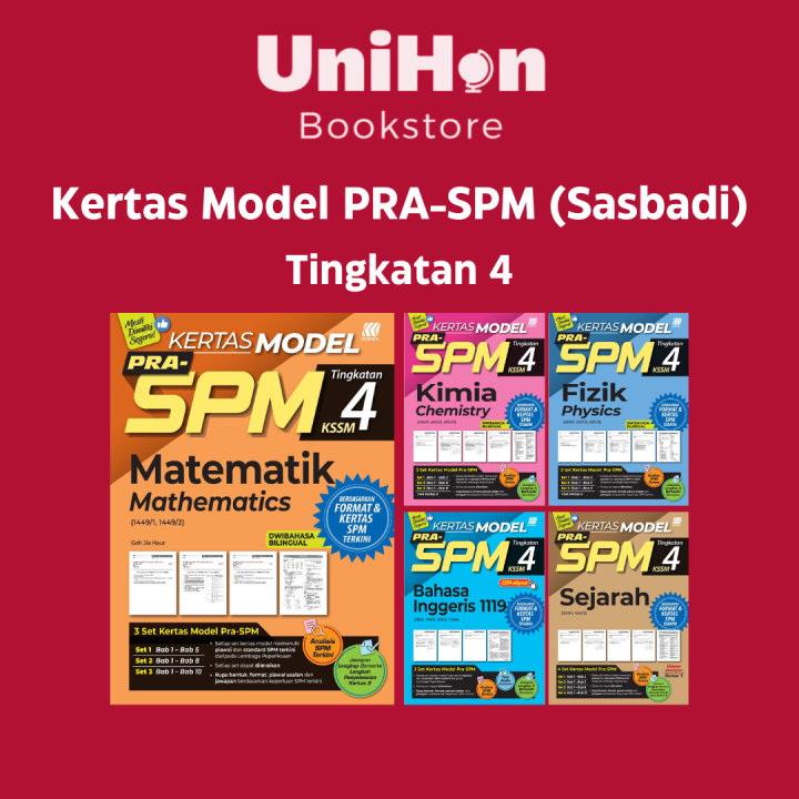 [unihon] Sasbadi Kertas Model Pra Spm Tingkatan 4 Edisi 2023 Exam