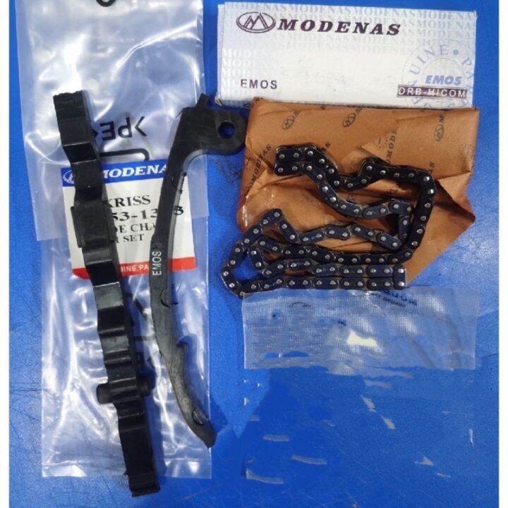 Timing chain + TENSIONER GUIDE SET rantai kecil stopper kriss110 kriss ...