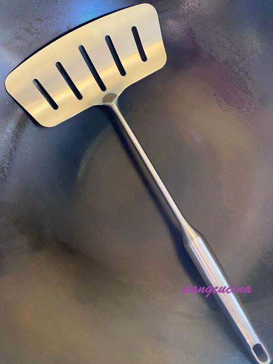 Pangcucina Thickened Full Stainless Wide Spatula, Big Fish Spatula ...