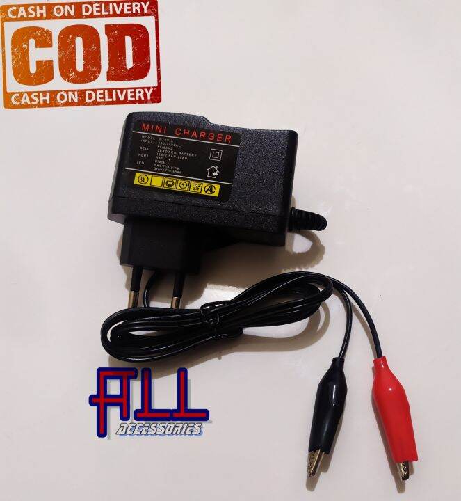 CHARGER AKI / ADAPTOR TEST LAMPU / MINI CHARGER AKI / CAS AKI MOTOR 12 ...