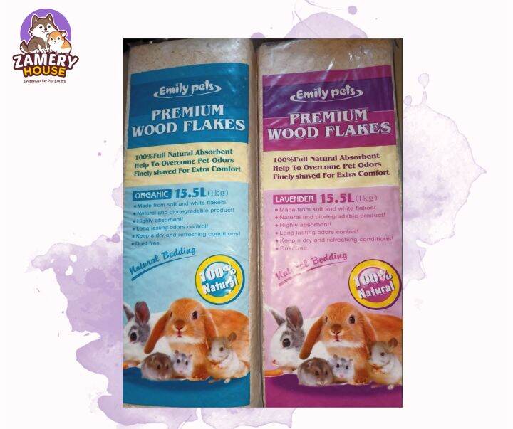 Emily Wood Flakes 1Kg / Hamsters Shavings / Hamsters Beddings 1kg ...