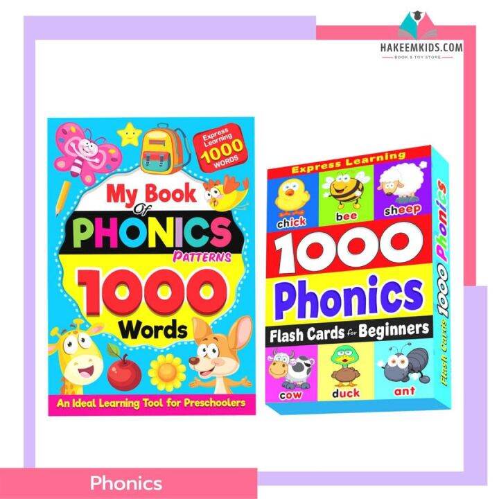 ENGLISH BOOK MY BOOK OF PHONICS 1000 PATTERN AND FLASH CARD PHONICS ...
