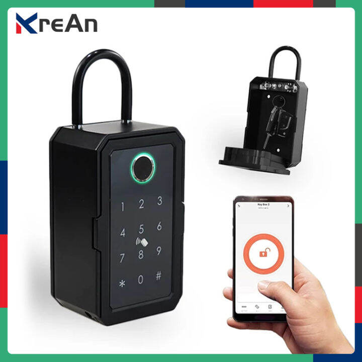 Smart Key Lock Box Tuya Ttlock App Wifi Fechadura Eletronica Waterproof ...