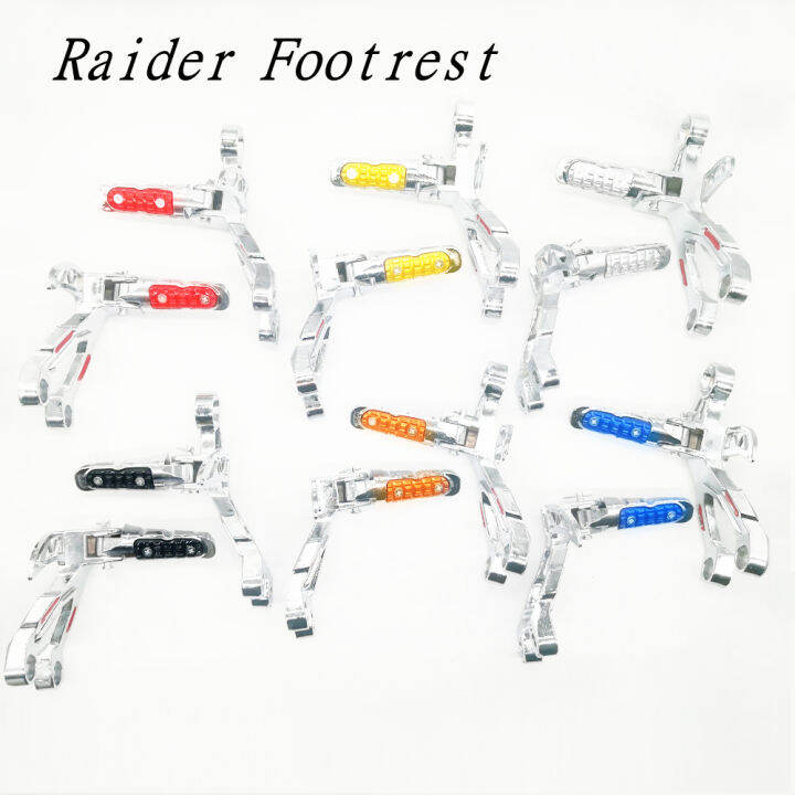 NEWSTAR 1Pair Suzuki Raider 150 Rear Footrest Alloy Foot Rest r150 ...