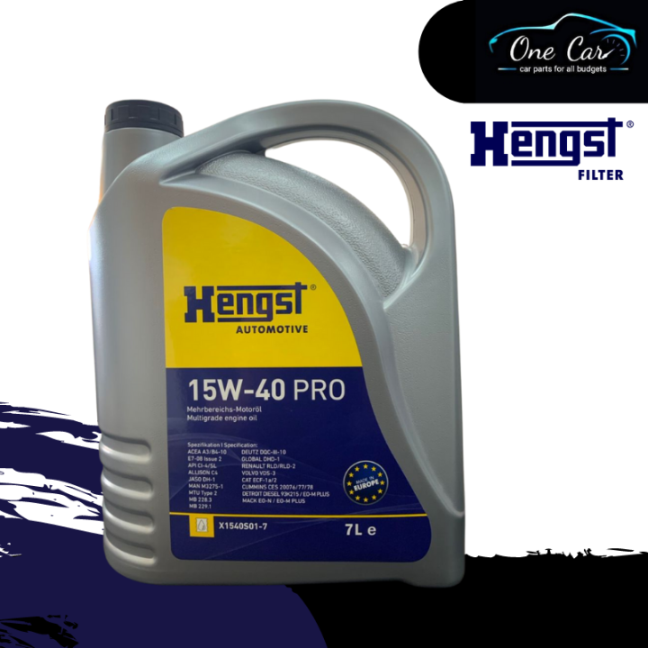 Hengst Engine Oil 15W40 (7L) Diesel -Semi Synthetic | Lazada