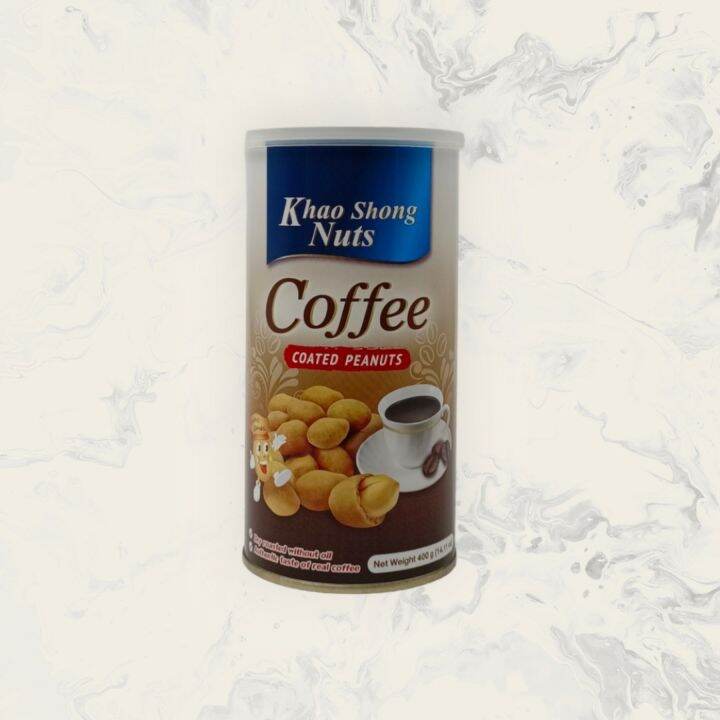 (Thailand) Khao Shong Coffee Coated Peanuts. 400 grams. | Lazada PH