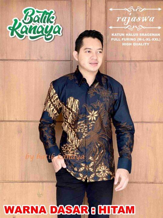 AVELLINO RAJASWA MODEL KEMEJA BATIK SOLO PRIA MASAKINI BAJU BATIK PRIA ...