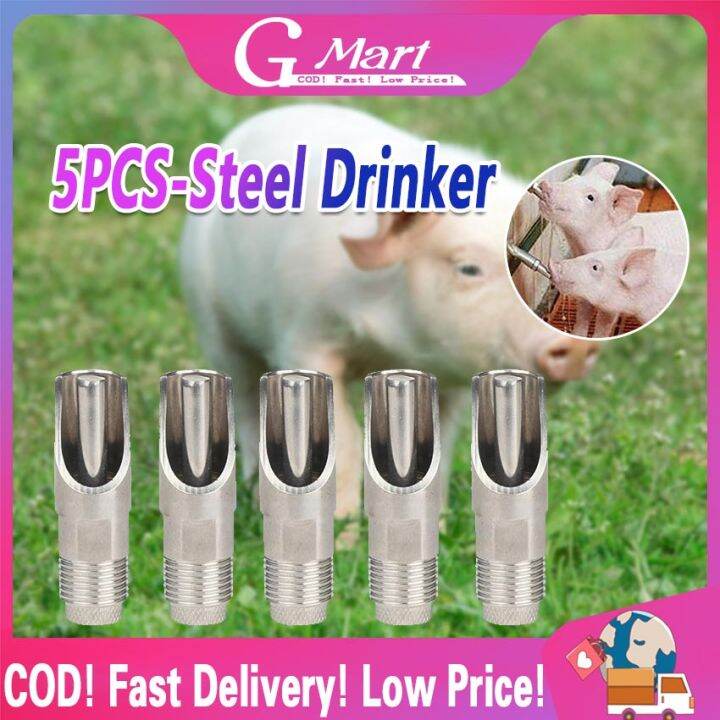 【5PCS】Automatic Pig Nipple Drinker for Sow Piglets Drinking Nipples ...
