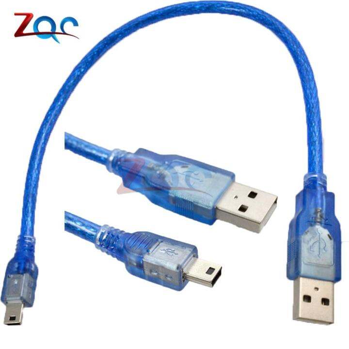 30cm USB 2.0 A Male To Mini B 5pin Male PC Data Cable Cord Leads for ...