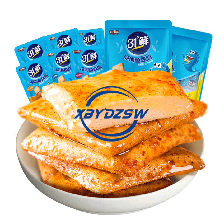 About 20 Packs of Fish and Tofu In Yanjin Shop, Snacks, Snacks, Snacks ...