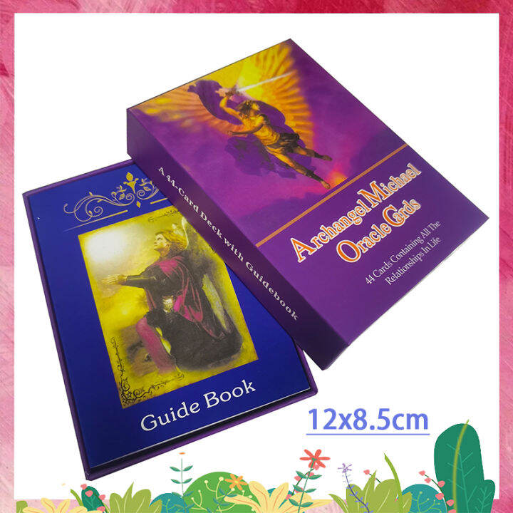 Archangel Michael Oracle Card | with Paper Guide Book | Big Size 12x8 ...