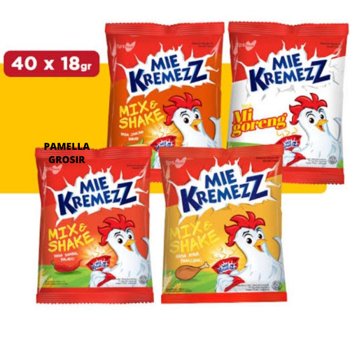 Kremezz Mie Kremes Renceng Bumbu Pisah All Varian Ayam Panggang Jagung ...