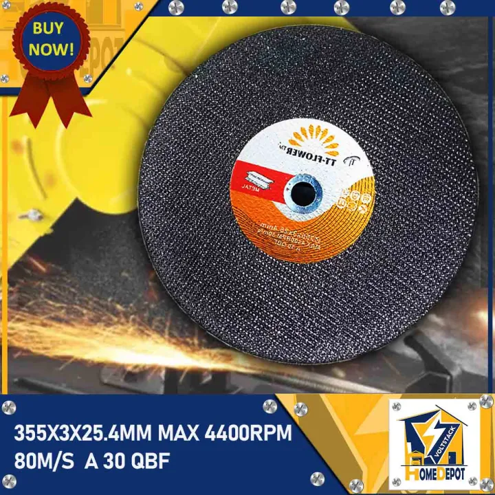 Disc Metal Cutting Wheel 355mm x 3 x 25.4 mm | Lazada PH