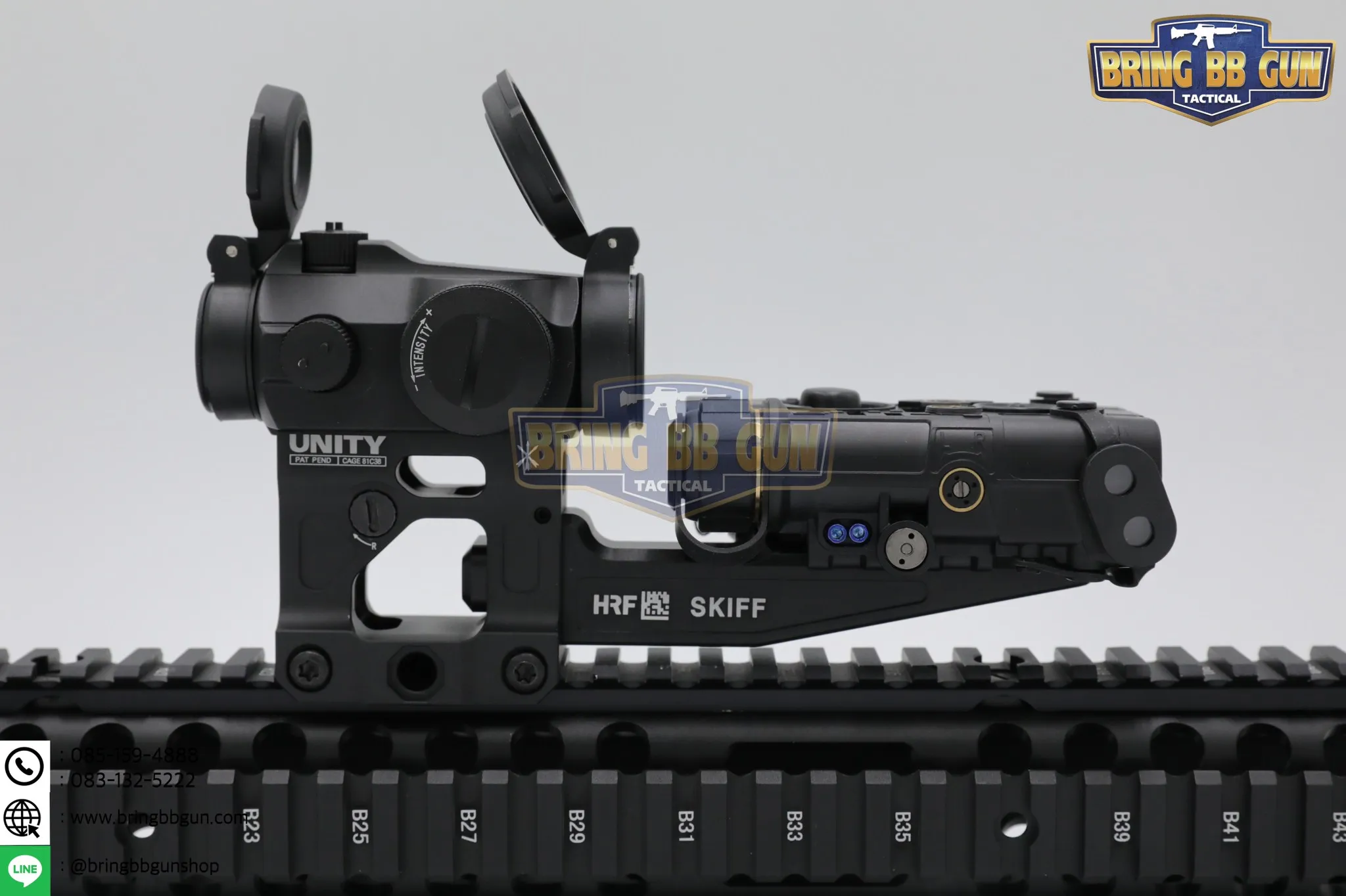 รางเสริม ยี่ห้อ HRF รุ่น Skiff ขาจับดอท Unity Fast (ขาUnity T1/T2 ...