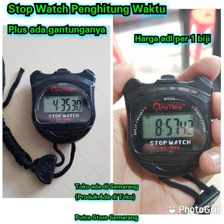 Stop watch stopwatch digital alat penghitung waktu digital otomatis ...