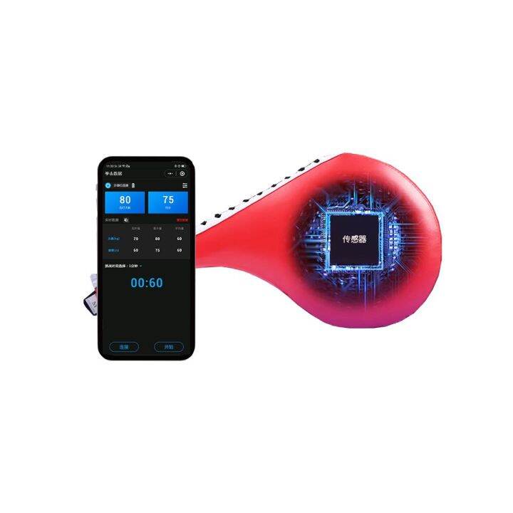 Force Test Kick Pad Boxing Taekwondo Kickboxing Power Meter Paddle ...