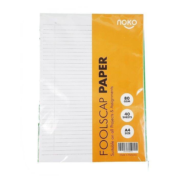 NOKO 80SM Foolscap Paper - 0313 | Lazada