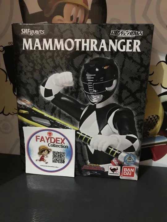Shf / S.H.Figuarts Mammoth Ranger Aka Black Ranger Mmpr - Bib Ori ...