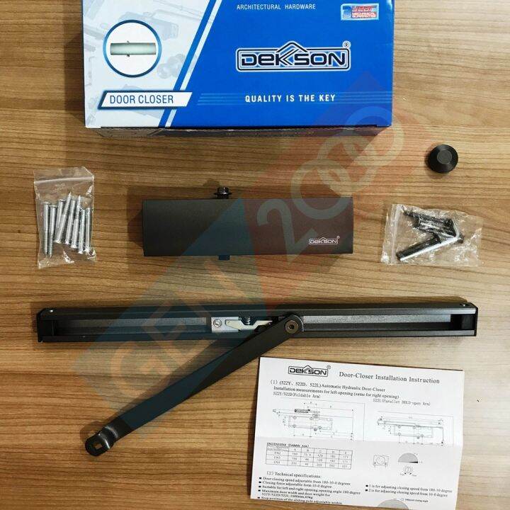 Door Closer Dekkson DCL 522 Adjustable Hold Penahan & Penutup Pintu ...