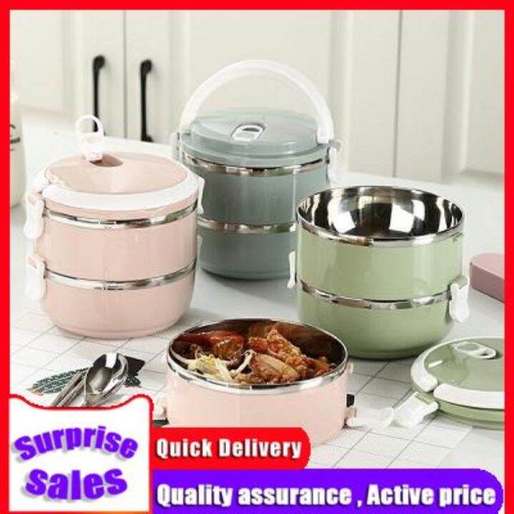 Stainless Steel Leakproof Thermal Lunch Box Food Container Insulation ...