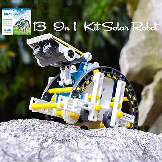 13 In 1 Educational Solar Robot Kit Science Toy Building Diy Assembly ...