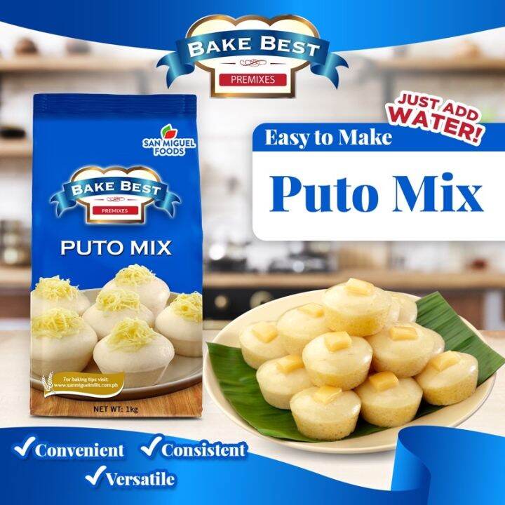 Puto Mix 1Kg Pack San Miguel Mills Bake Best Puto Premix | Lazada PH