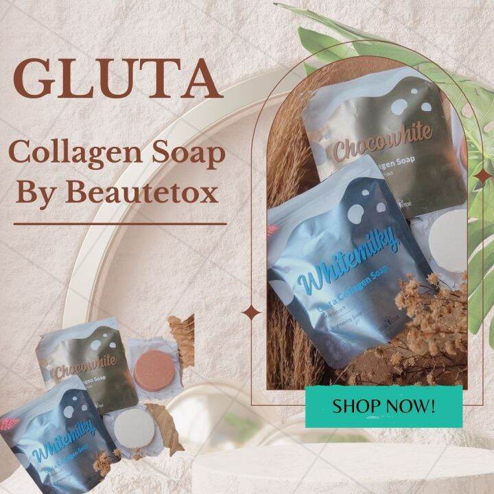 GLUTA COLLAGEN SOAP BY BEAUTETOX - WHITEMILKY AND CHOCOWHITE | Lazada ...