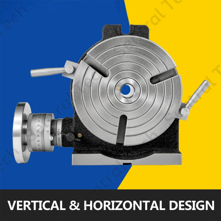 Rotary Table 4 Inch Meja Putar Milling Meja Putar Horizontal Vertical ...
