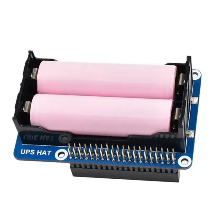 For Raspberry Pi 4 Module B, UPS HAT Uninterrupted Power Supply, 5V ...