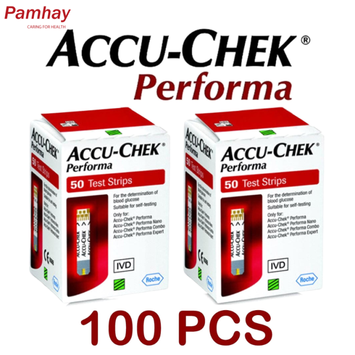(EXP: 31/10/2024) Accu Chek Accuchek Performa Test Strip 50's / 100's ...