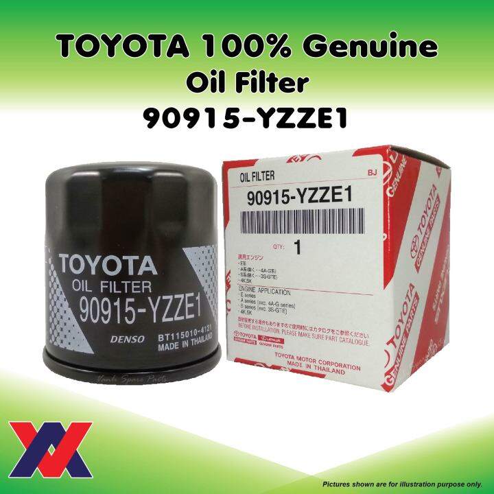 Toyota Genuine Oil Filter for RAV4, Prius C, Vios, Camry | Lazada