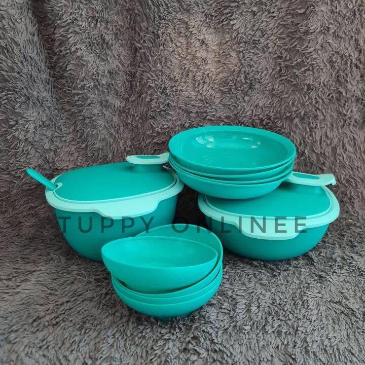 Tupperware Warmie Tup Set Plus Plate Bowl Wadah Saji | Lazada Indonesia