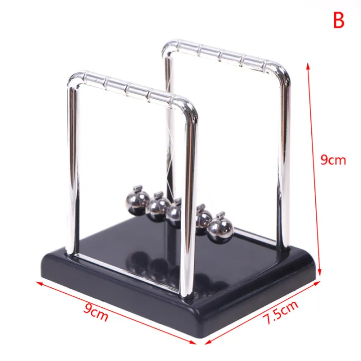 Hippied💕Crafts Newton's Cradle Desk Table Decor Metal Pendulum Ball ...