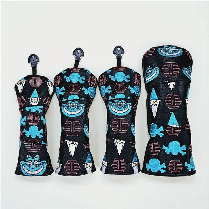 BettinArdi BettinArdi golf wood club set club heAd cover skull bAll ...