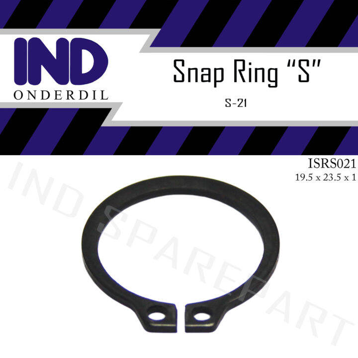 Snap Ring-Eksternal-External Retaining Circlip-Cir-Clip S-21 S 21 S21 | Lazada Indonesia