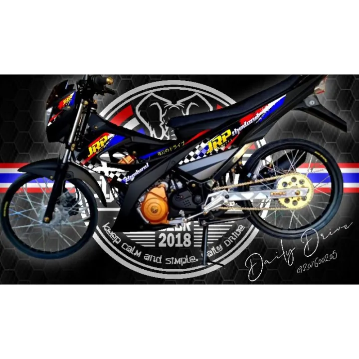 ஐ ∋ RAIDER 150 REBORN JRP THAILAND STOCK SIZE DECAL | Lazada PH