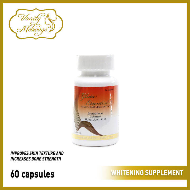 Gluta Essentials Enhanced Glutathione 1050mg 60 capsules | Lazada PH