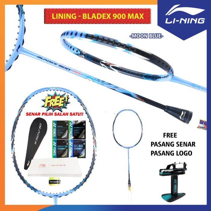RAKET BADMINTON LINING BLADE X/X900 BLADEX 900 SUN AND MOON MAX - BLUE ...
