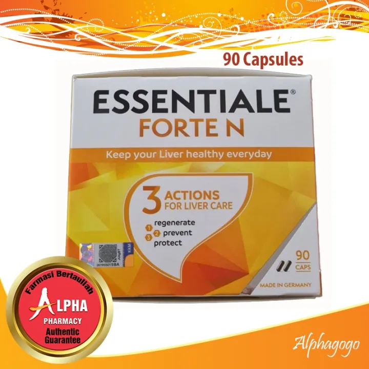 Essentiale Forte N (3 Actions For Liver Care) 90 Capsules | Lazada