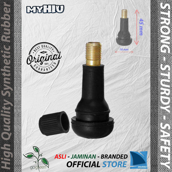 Pentil Tubeless Karet Sintetis - Motorcycle Synthetic Rubber Tyre Valve ...