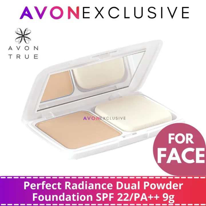 AVON True - Perfect Radiance Dual Powder Foundation SPF 22/PA++ 9g /Makeup for Women *avon ...