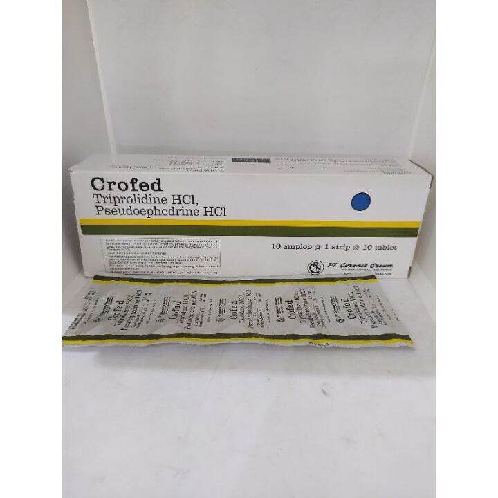 Crofed Tablet 1 strip isi 10 tablet | Menghilangkan gejala flu/pilek ...
