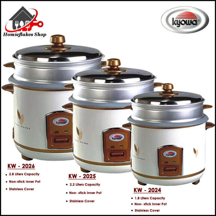 KyowaKW2026 Rice Cooker Non-stick Pot with Water Level Indicator l Soft ...