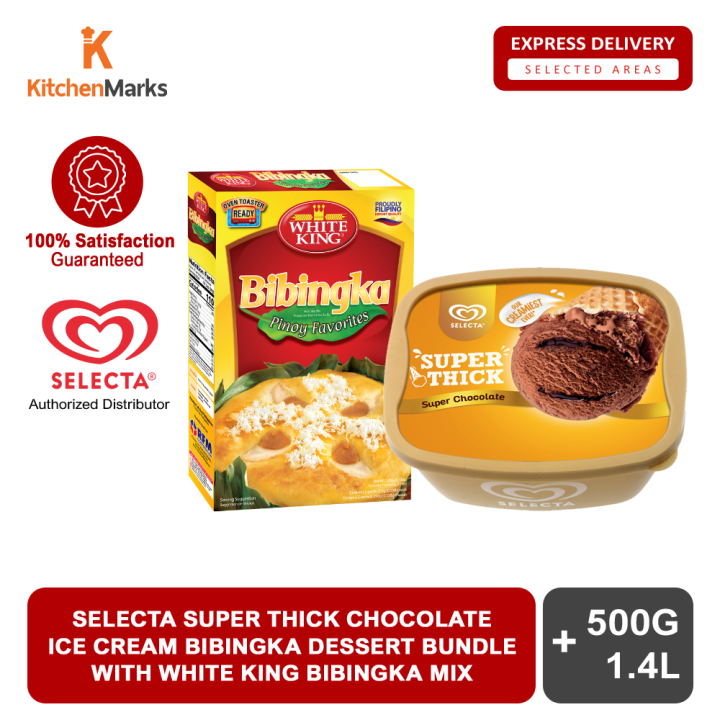 Selecta Super Thick Chocolate Ice Cream 1.4L Bibingka Dessert Bundle ...