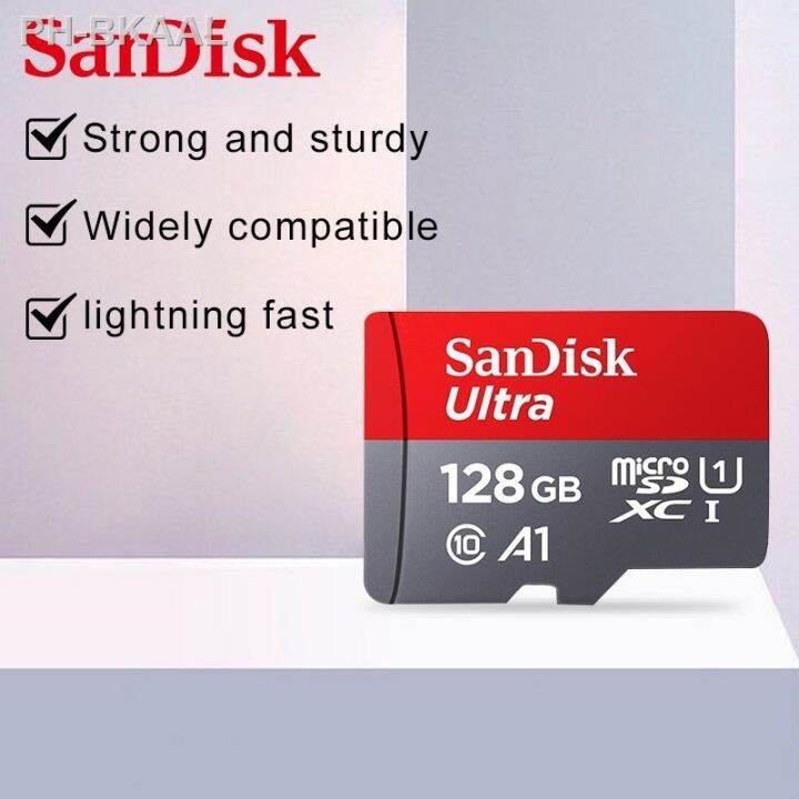 Sandisk memory card 64gb original for android camera sd 128gb sdxc 256gb class 10 512gb micro ...