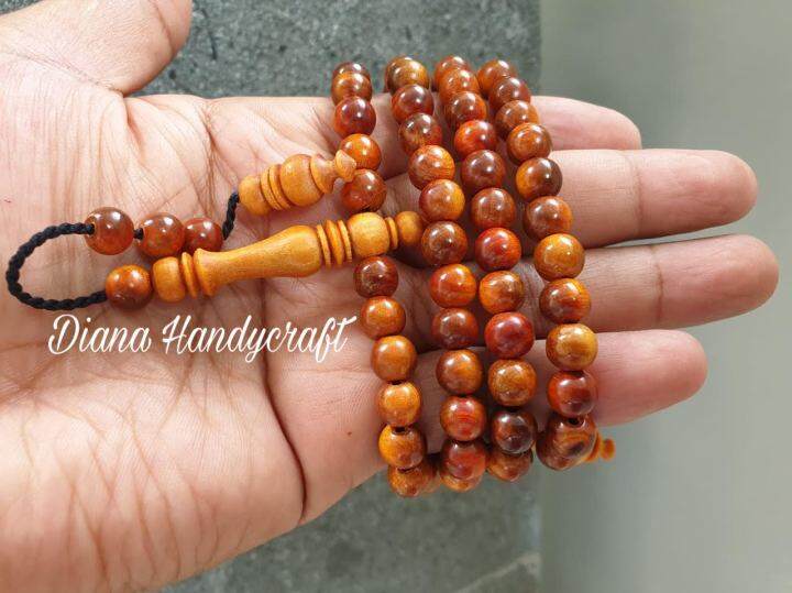 Tasbih Kayu Raja Agatis - Tasbih Kayu Raja Agathis - Tasbih Kayu Darah ...