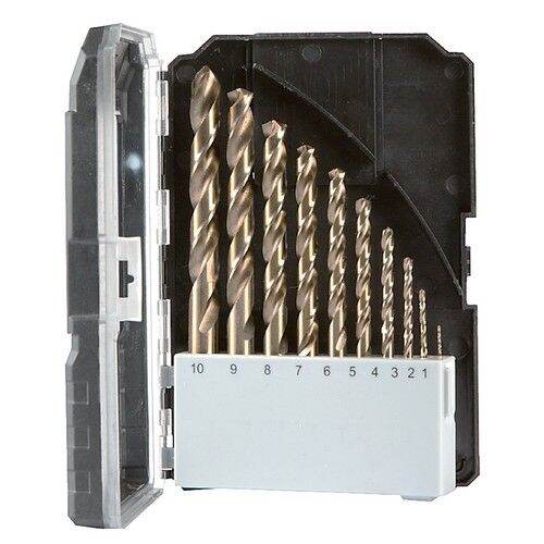 KENDO 11603934 ดอกสว่านเจาะสแตนเลส(โคบอลท์) 10 ตัวชุด 1 - 10mm ...