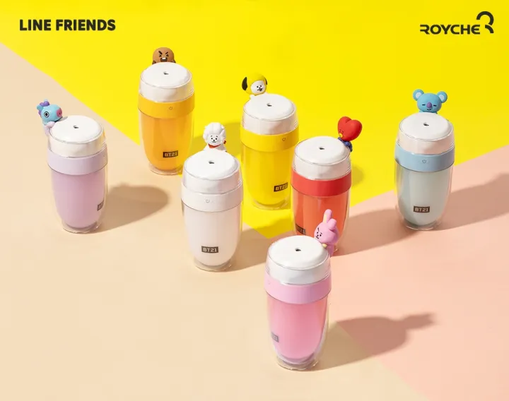 BT21 Official Mini Humidifier Mood Light BTS Line Friends | Lazada PH