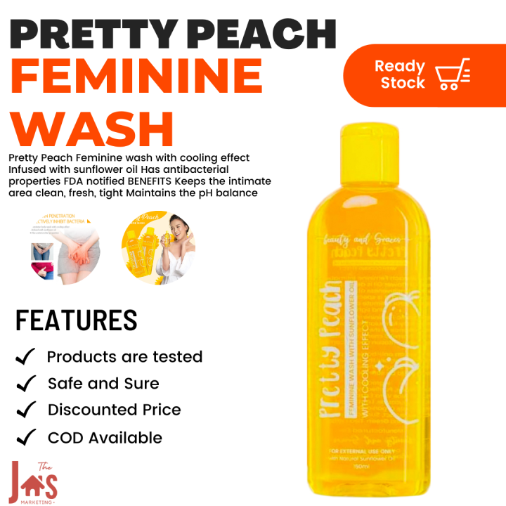 Pretty Peach Feminine Wash by Beauty and Graces | Lazada PH